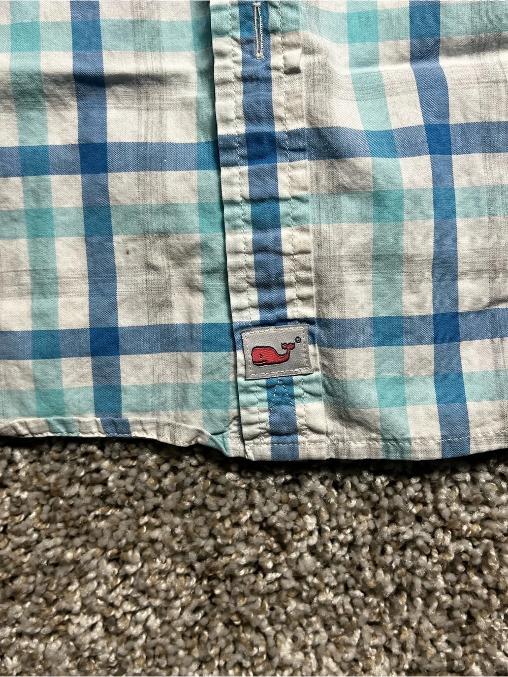 Vineyard Vines | Shirts | Vineyard Vines Light Blue And White Plaid ...